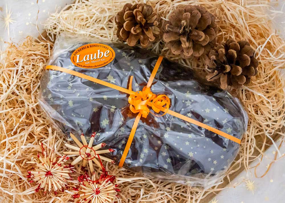 Milanese Stollen in a gift box - Bäckerei & Konditorei Laube